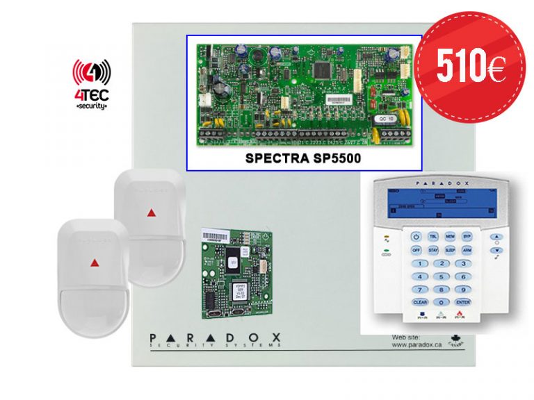 Συναγερμός σπιτιού Paradox SP 5500 με Τηλεφωνητή, πληκτρολόγιο Paradox ...